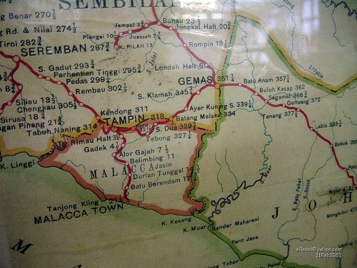 A Very Rough Guide To Gemencheh and Gemas – Museum Volunteers, JMM