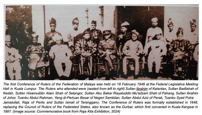 Raja Kita: The Legacy of Malaysia’s Monarchy – Museum Volunteers, JMM